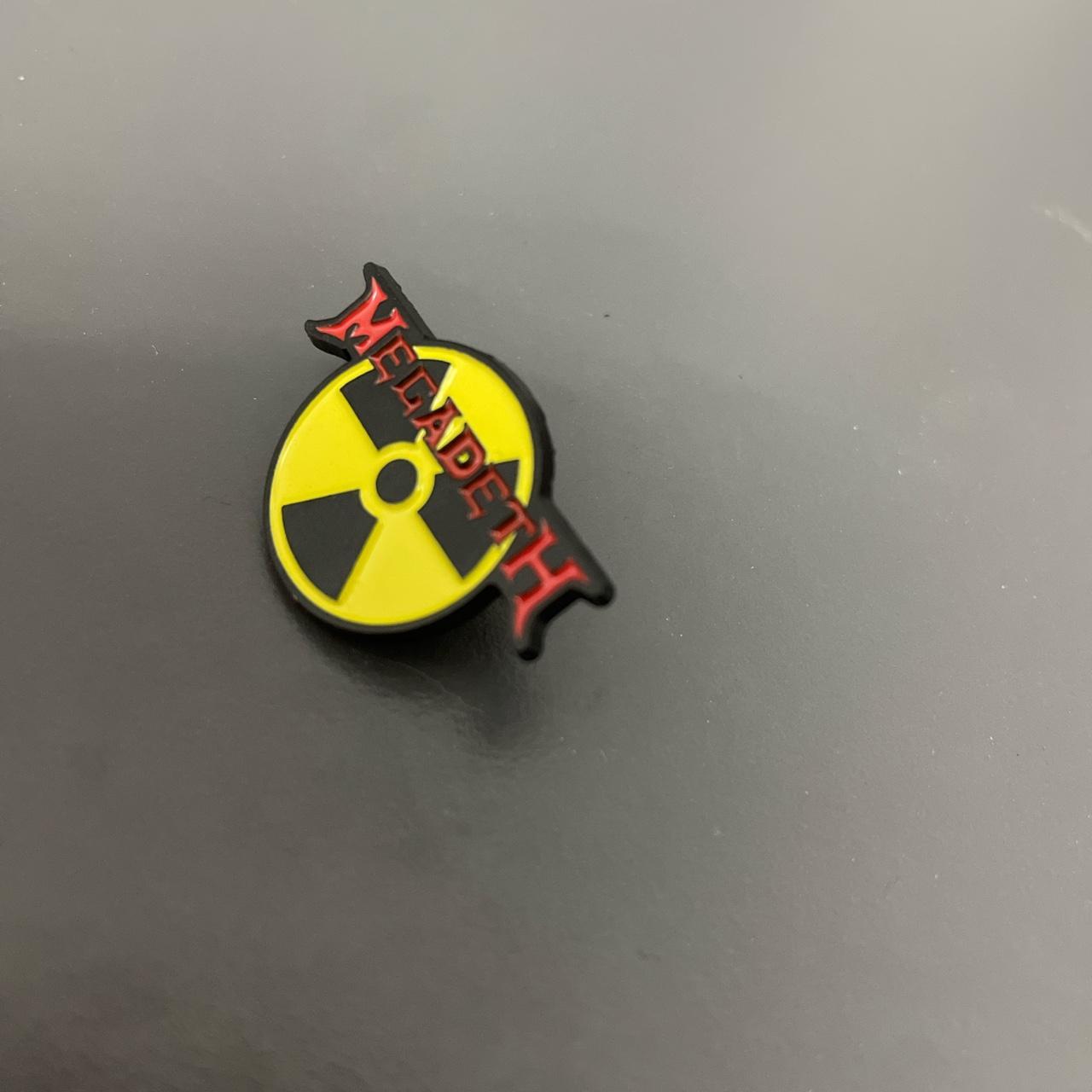 Megadeth band metal pin badge / brooch, brand new!... - Depop