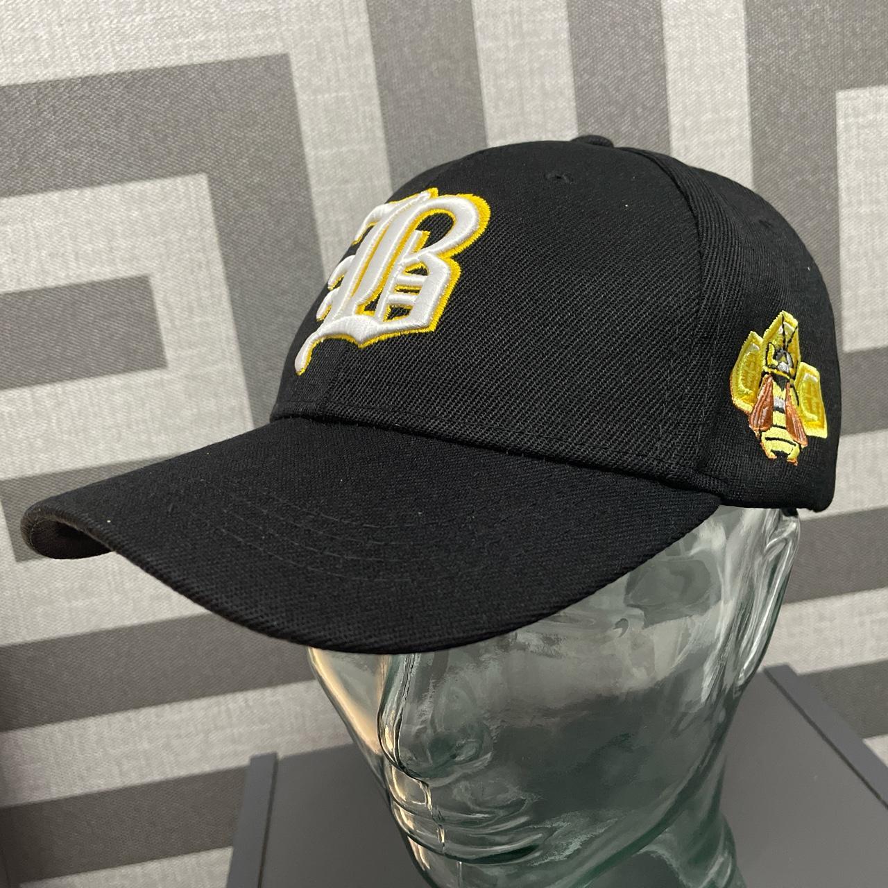 Black Bee B baseball cap, adults SnapBack hat brand... - Depop