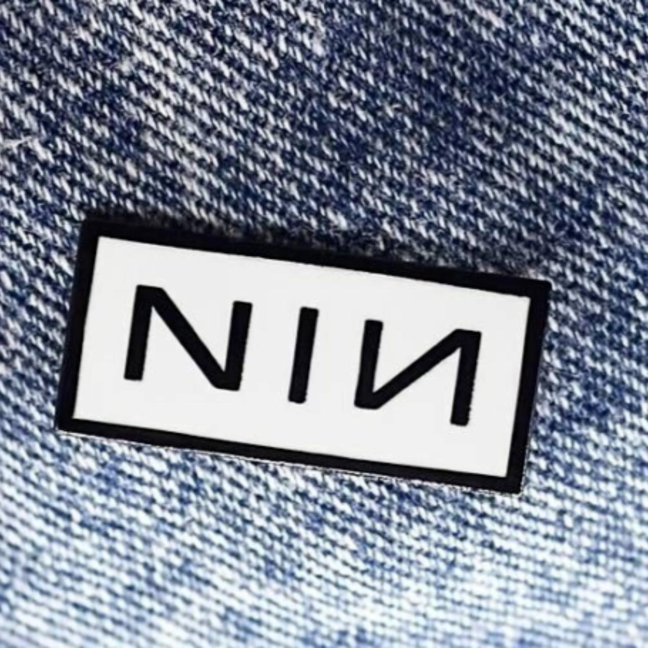Brand new NIN Nine Inch Nails metal pin badge /... - Depop