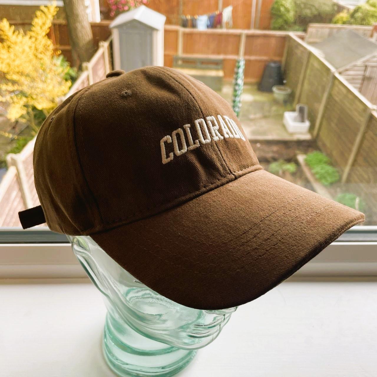 Brand new Colorado baseball cap. Adults brown cotton... - Depop