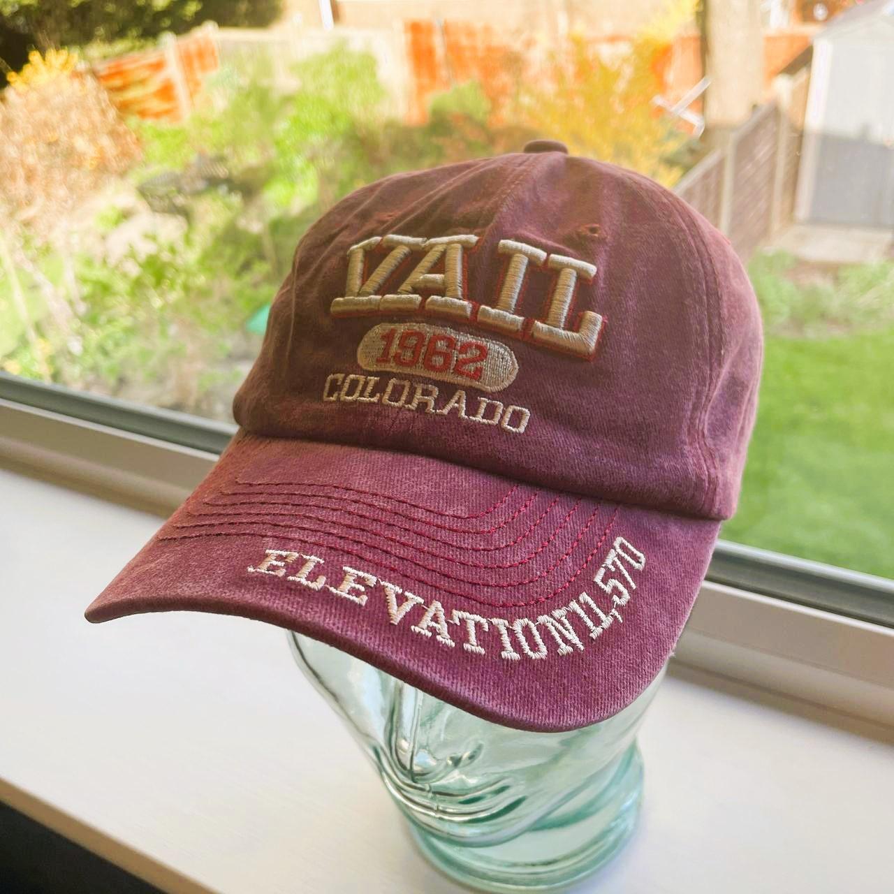 Brand new Vail Colorado baseball cap. Adults red... - Depop