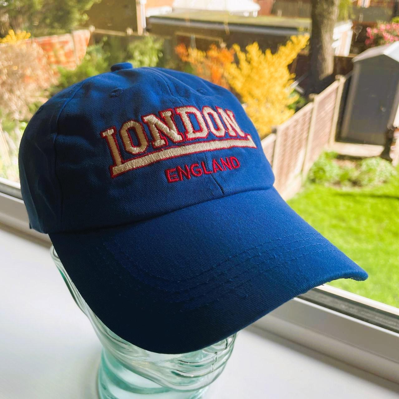 Brand new London England baseball cap. Adults blue... - Depop