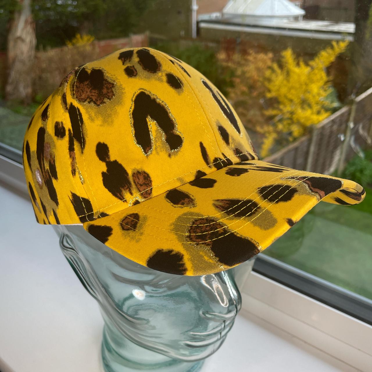 Brand new animal print yellow baseball cap. Adults... - Depop