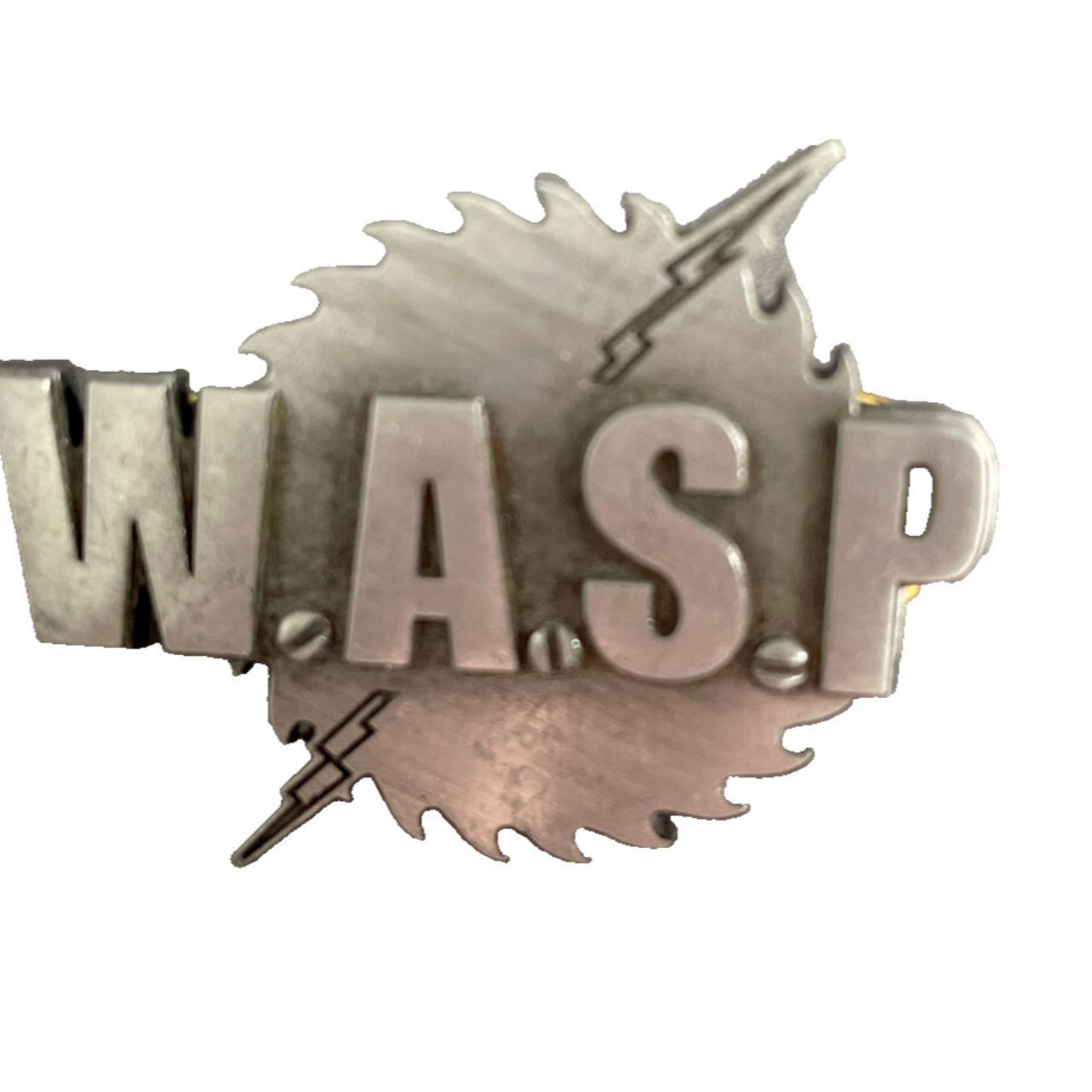 Brand new W.A.S.P band metal pin badge. Wasp 45mm... - Depop
