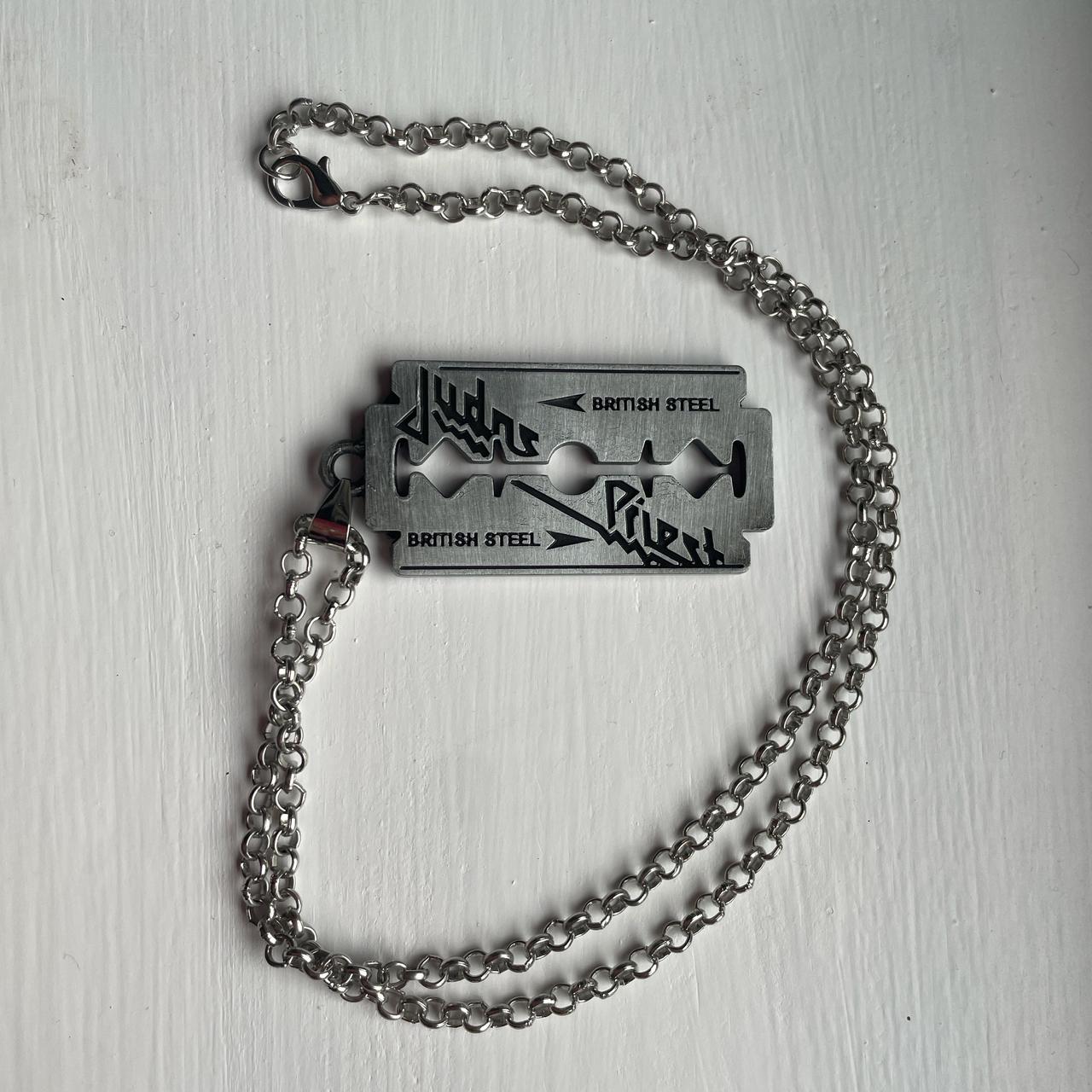 Brand new British Steel Judas Priest pendant /... - Depop