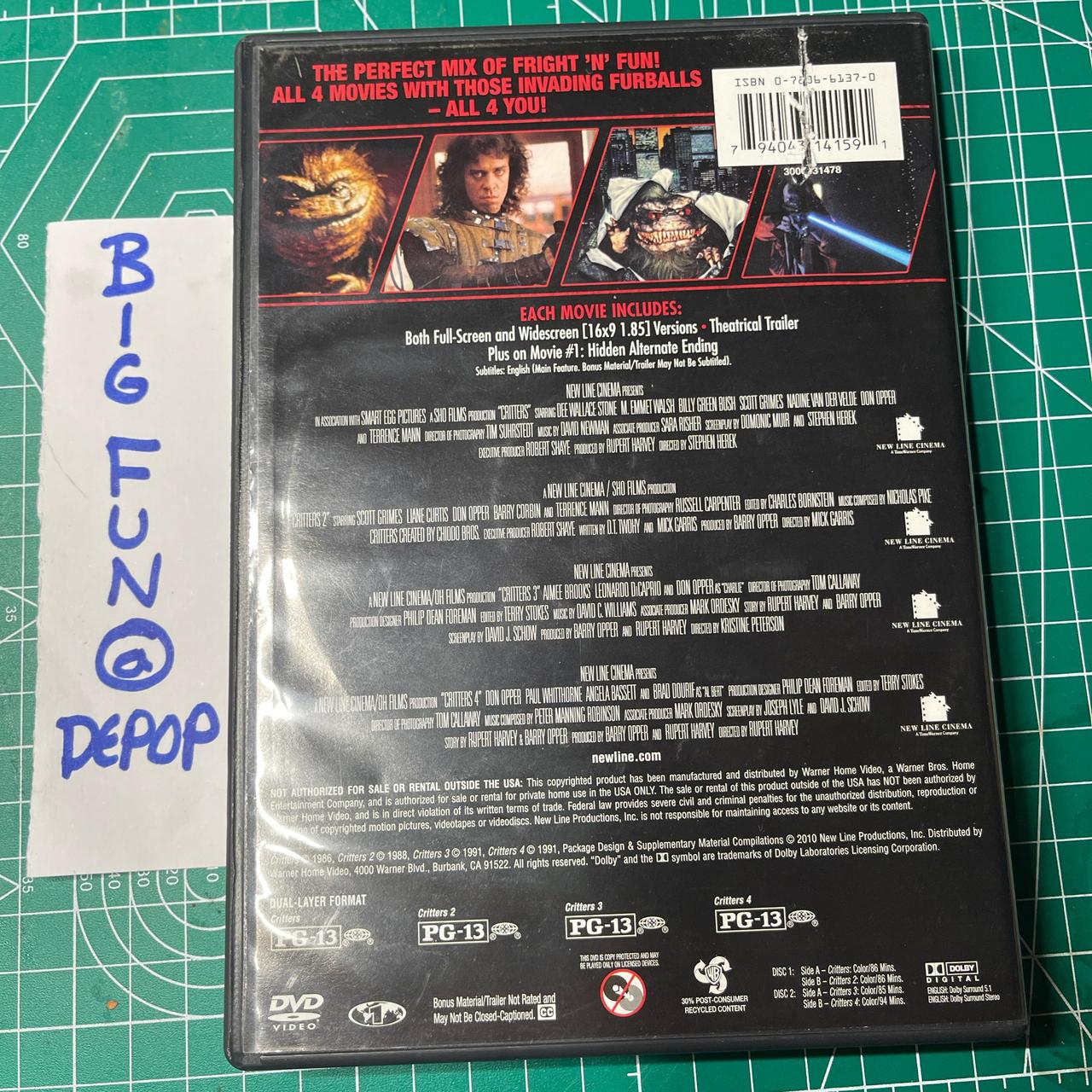Critters: 4 Film Favorites Critters Critters... | Depop