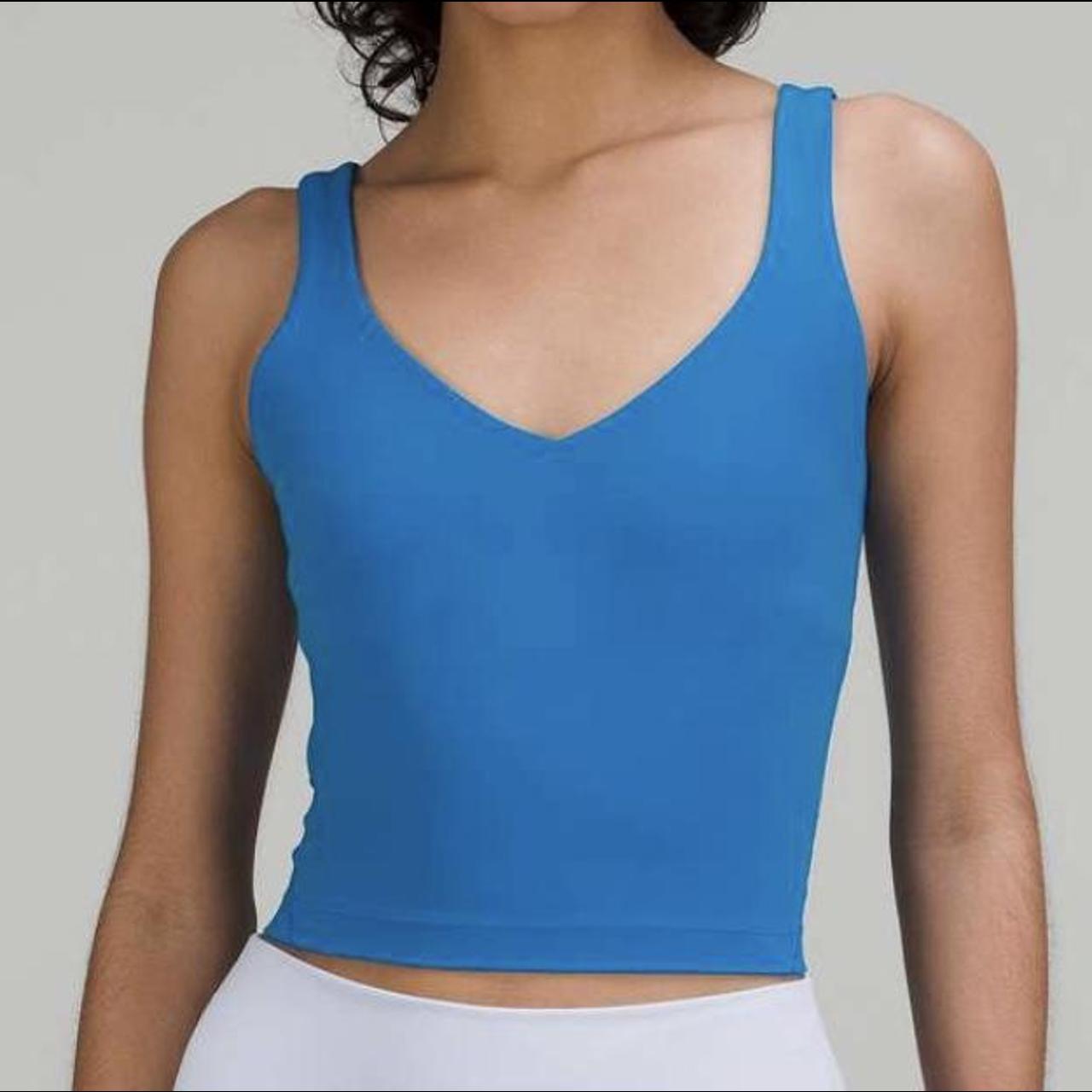 lululemon poolside align tank in great condition!... - Depop