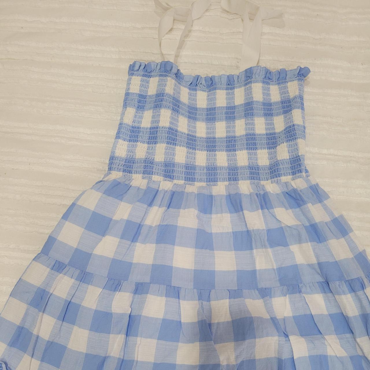 janie and jack plaid dress perfect and comfortable... - Depop