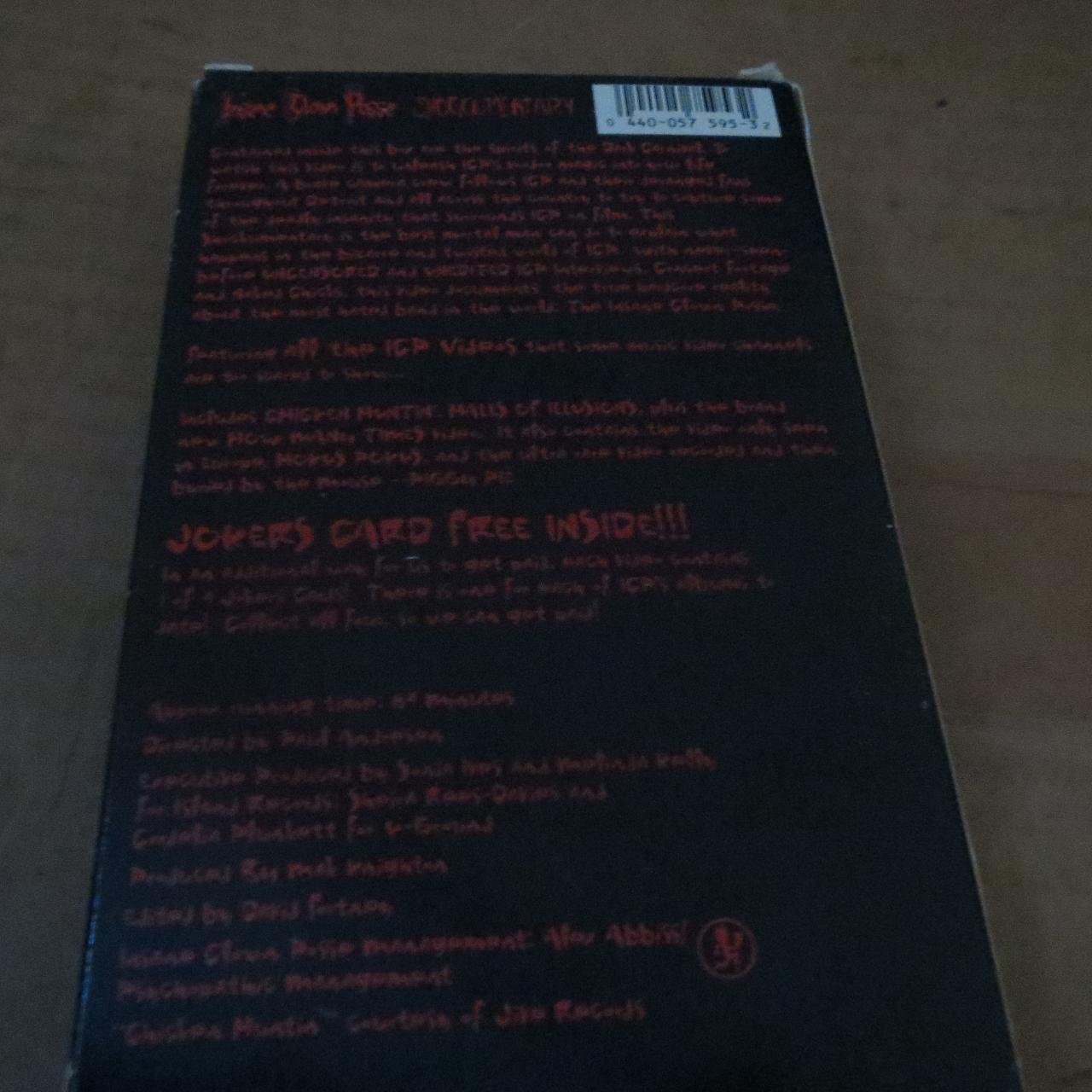 Insane Clown Posse VHS 1998 #insaneclownposse #icp... - Depop