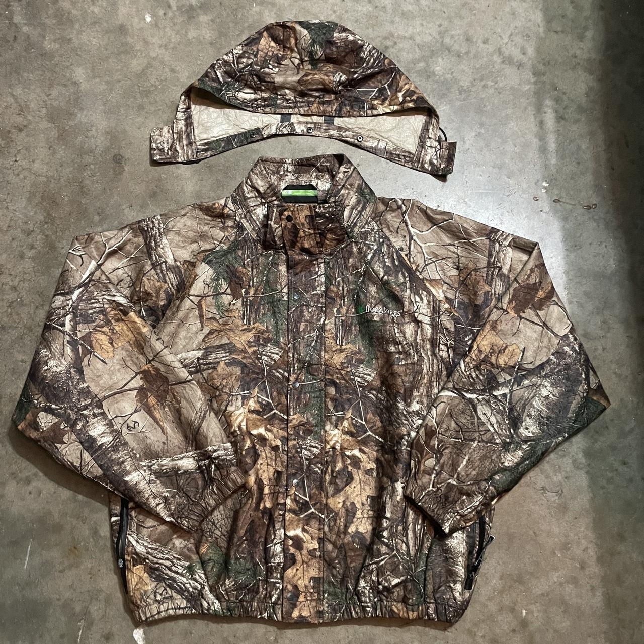 Realtree camo jacket with detachable hood #camouflage | Depop