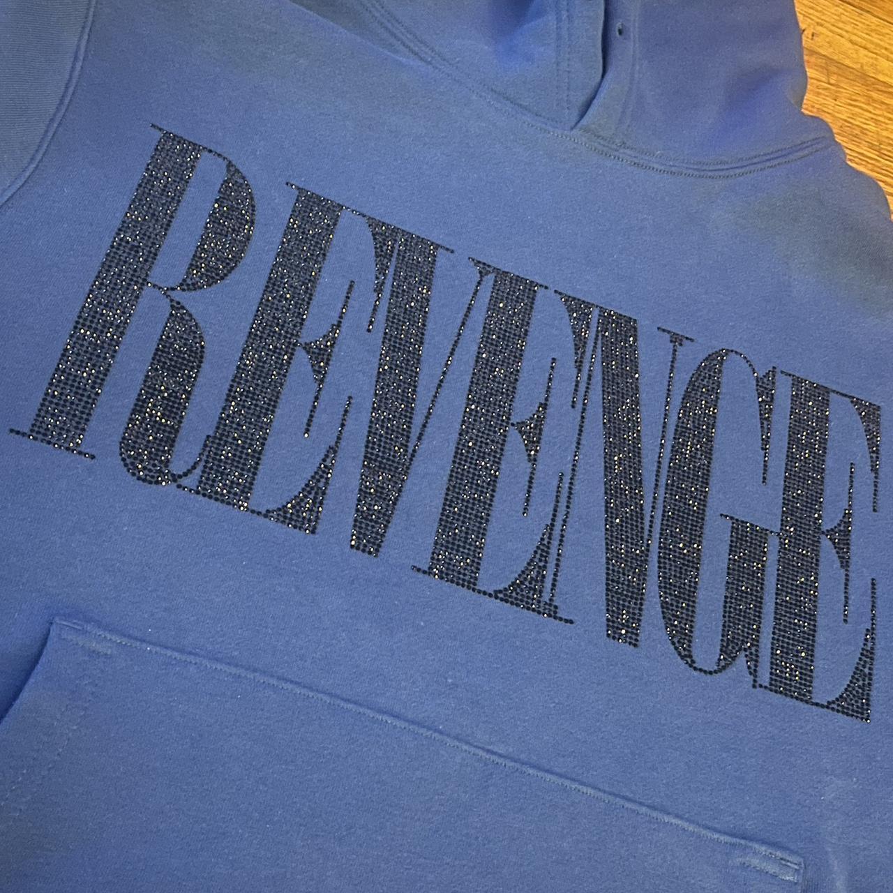 Revenge Nirvana Rhinestone blue hoodie HMU before... | Depop