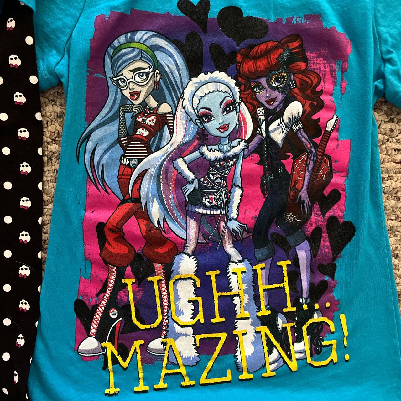 y2k layered monster high top kids size equal to... | Depop