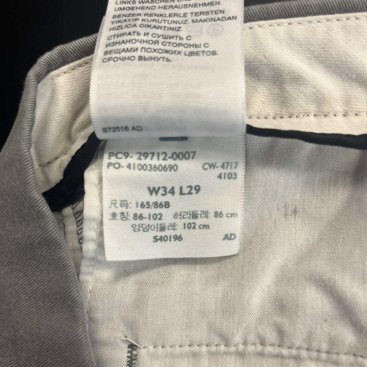 Men’s Straight Fit Grey Dockers 34x29 - Depop