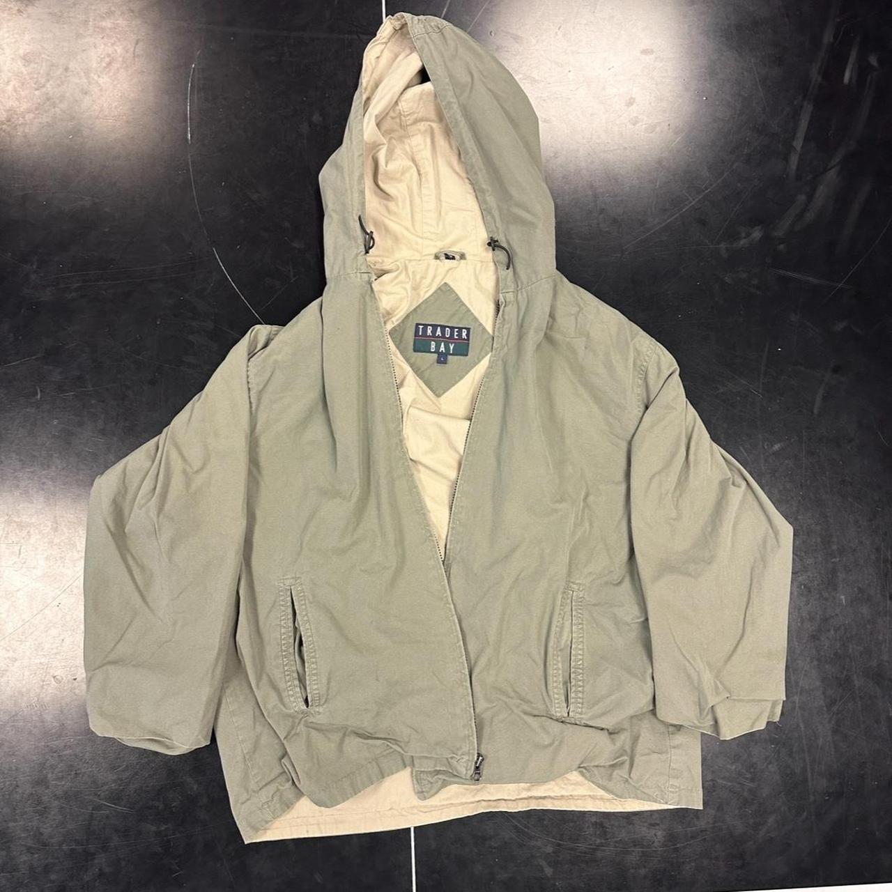 Trader Bay Green Large Khaki Jacket - Trader Bay -... - Depop
