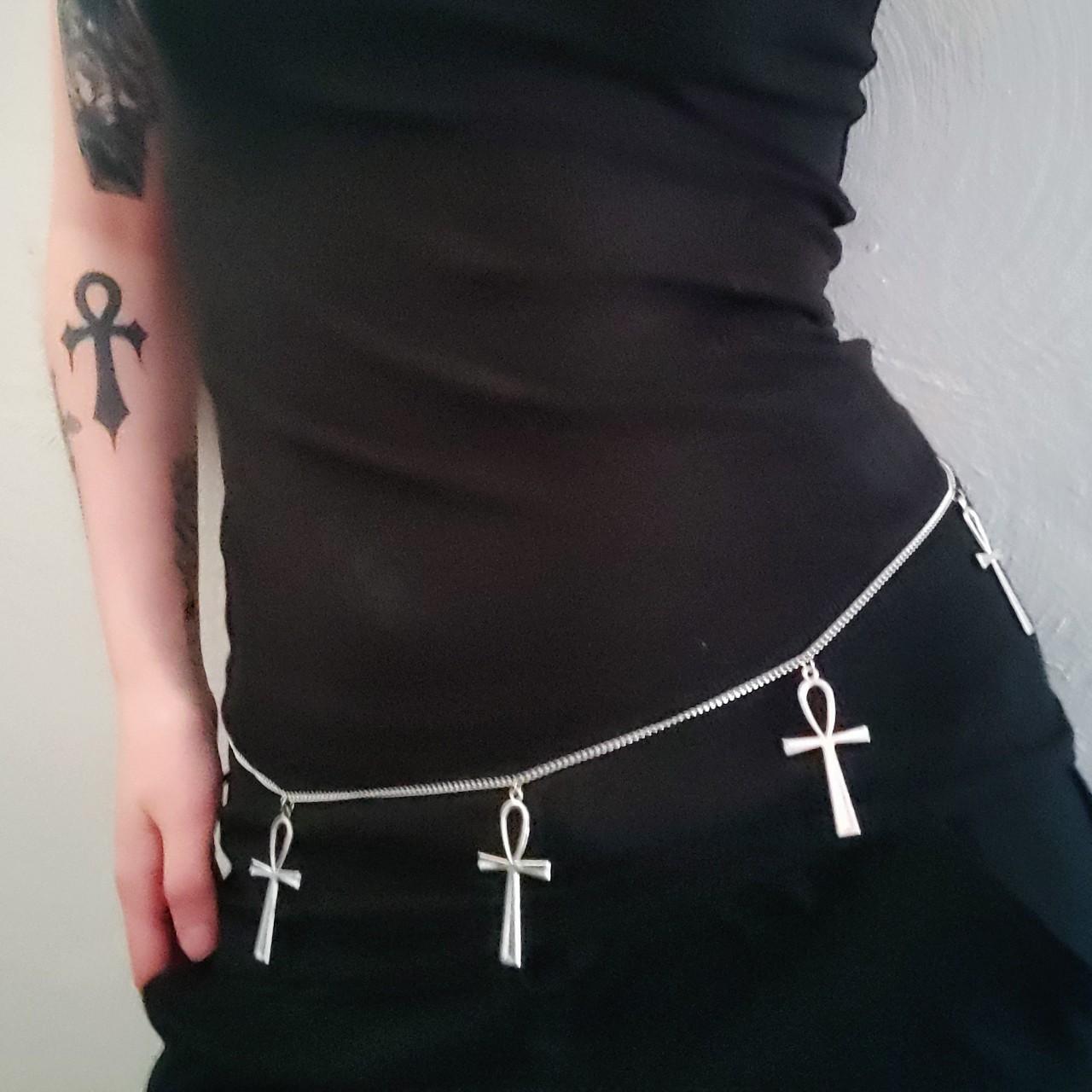 Gothic Ankh Belt Handmade Made to order 🦇Send me... - Depop