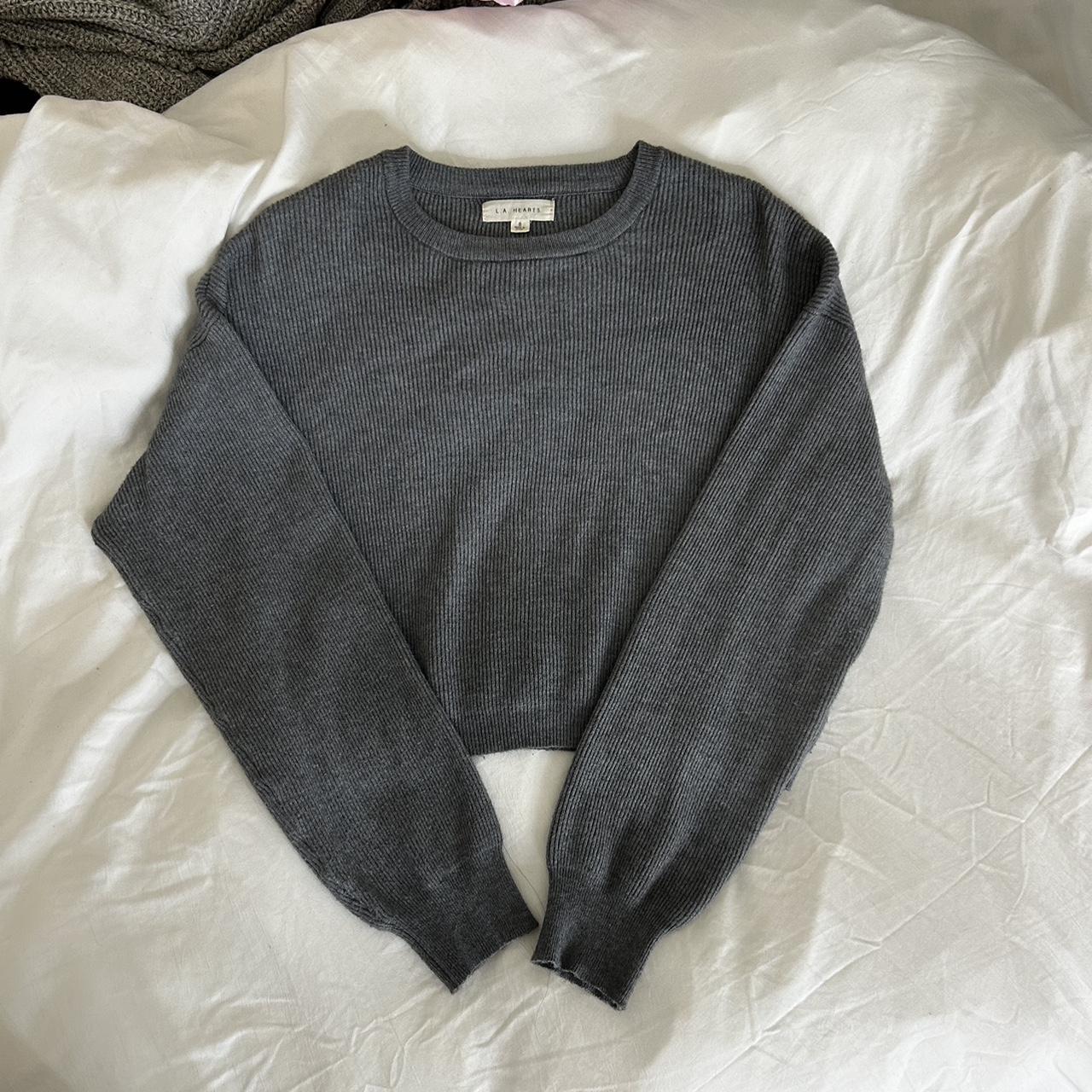 LA Hearts PacSun Cropped Knit Sweater-... - Depop