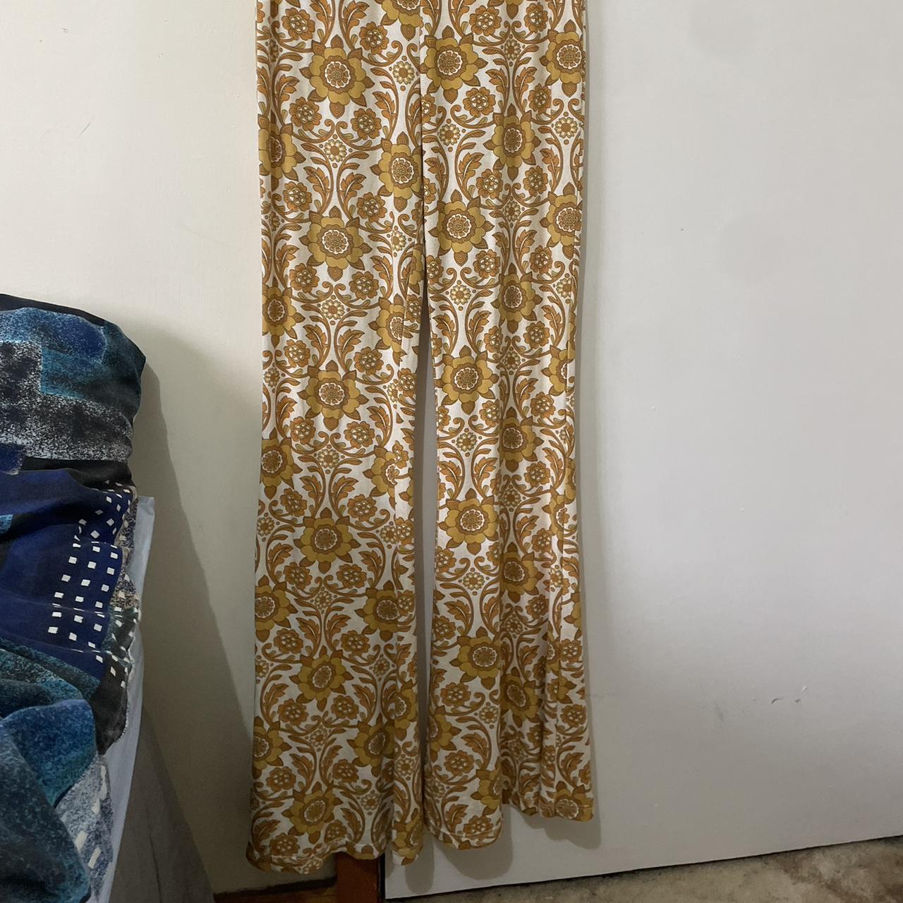 Ghanda flare pants, SO flattering High waisted and... - Depop