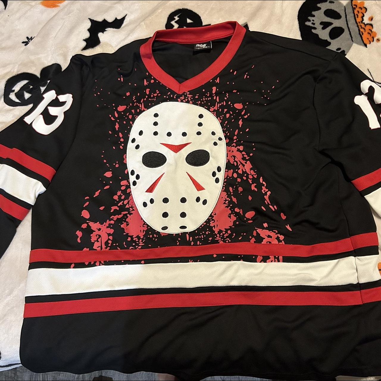 Friday the 13th Jason long sleeve Jersey. 2xl and... - Depop