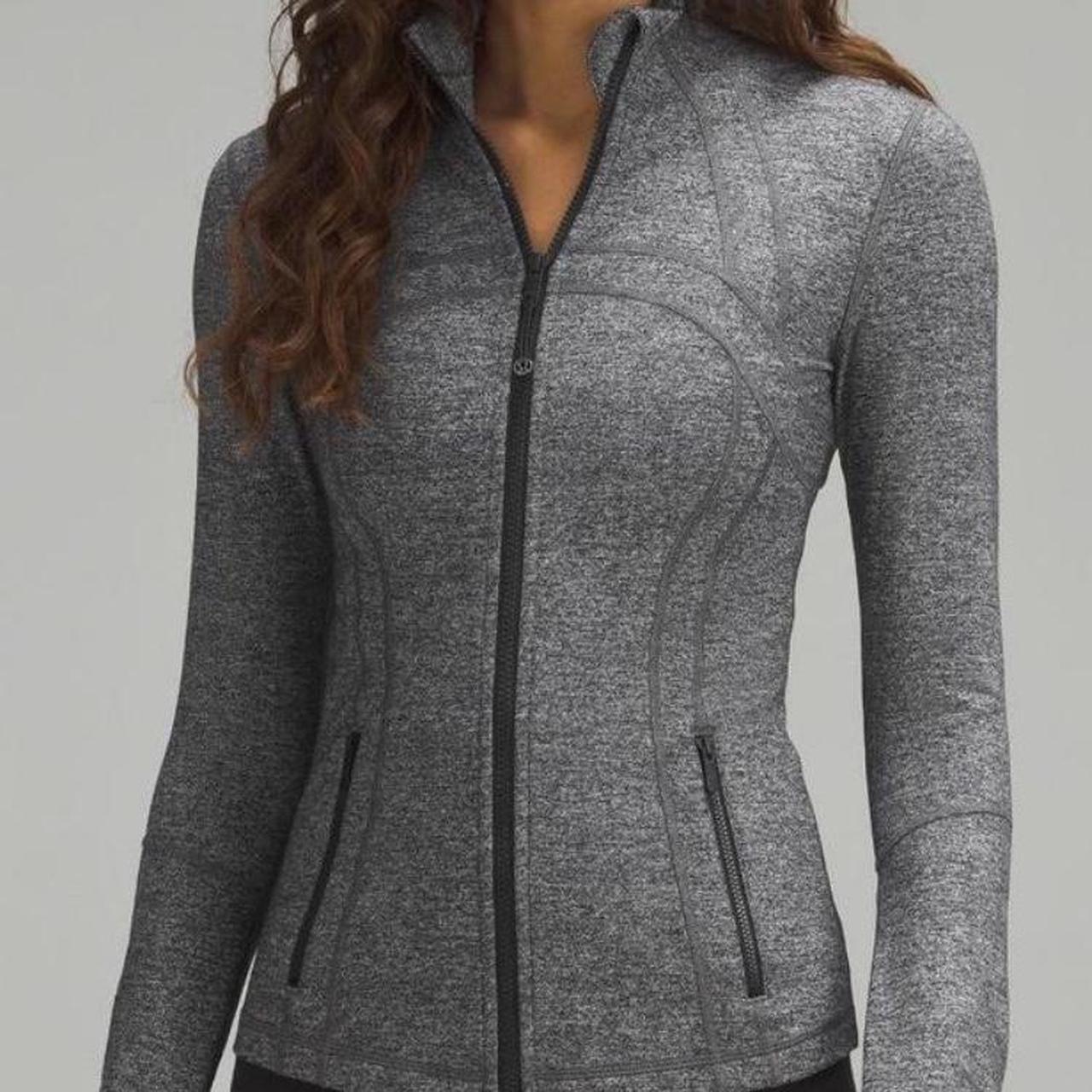 Lululemon define jacket. Grey Melange is the colour... - Depop