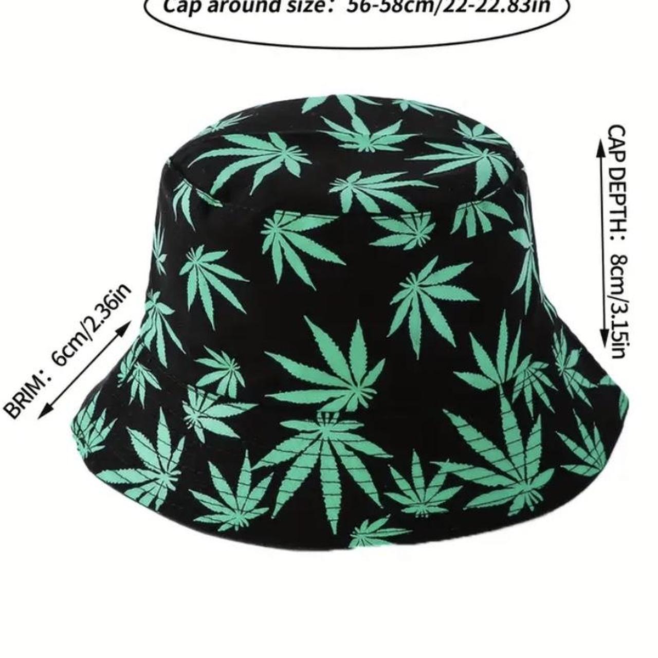 RED & BLACK Reversible Bucket Weed Plant Fisherman... - Depop