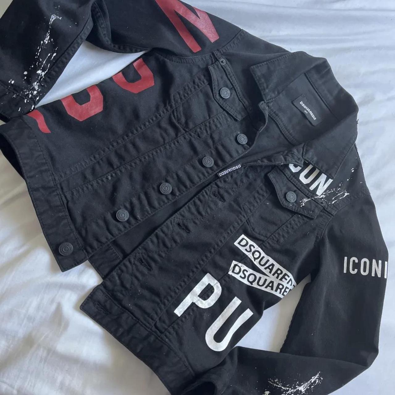 Kids Authentic Dsquared ‘Icon’ Denim Jacket. Age... - Depop