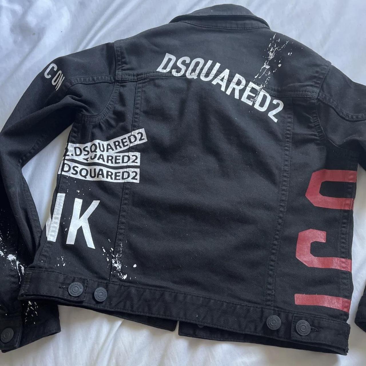 Kids Authentic Dsquared ‘Icon’ Denim Jacket. Age... - Depop