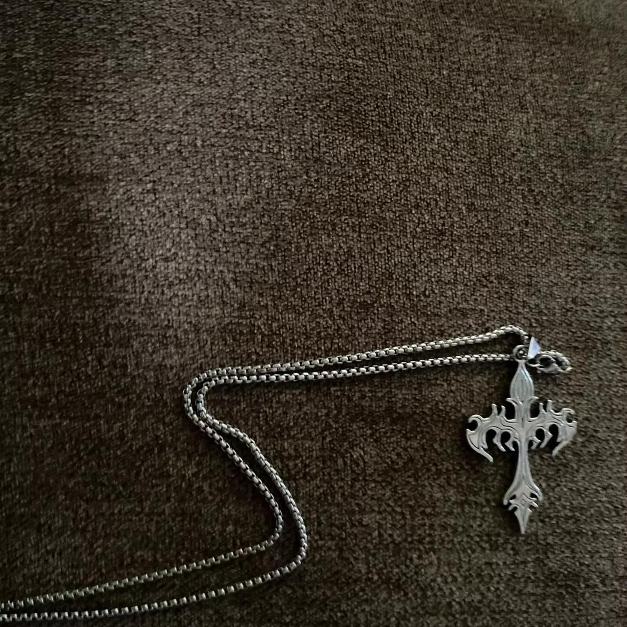sick cross necklace, dm before buying or for any... | Depop