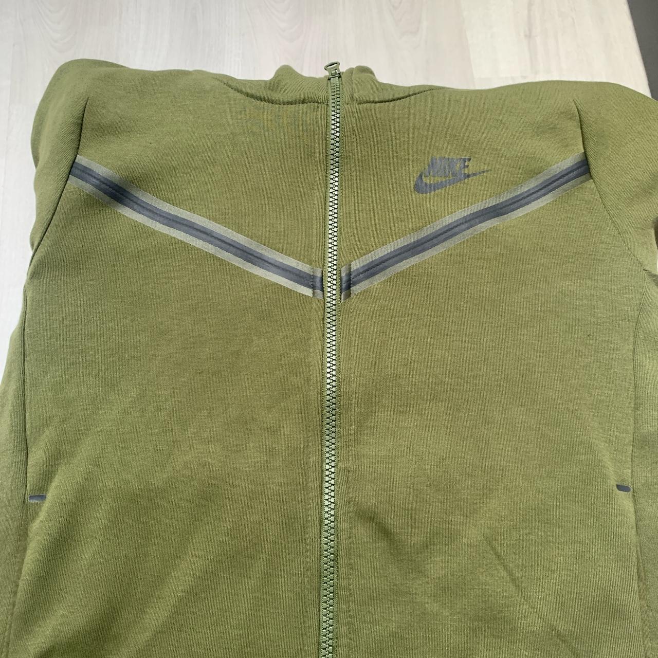 Military Green Nike tech fleece (old season) barely... - Depop