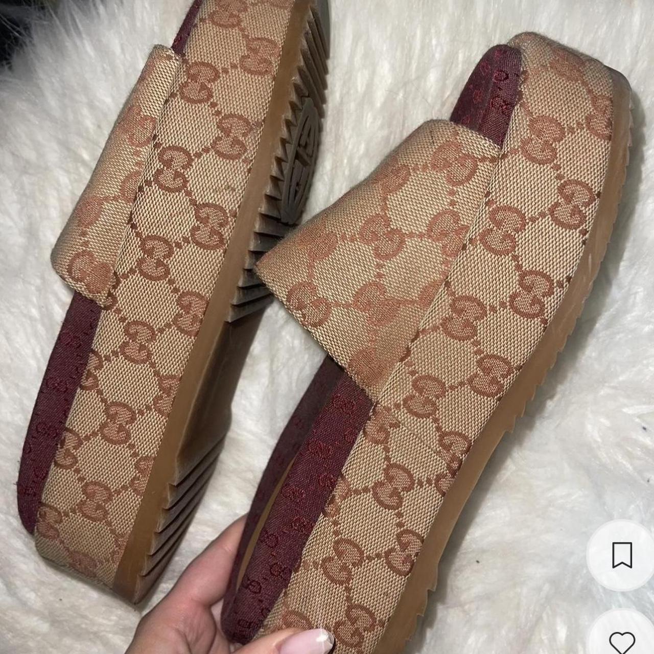 Authentic Gucci Platform sandals (receipt is posted)... - Depop