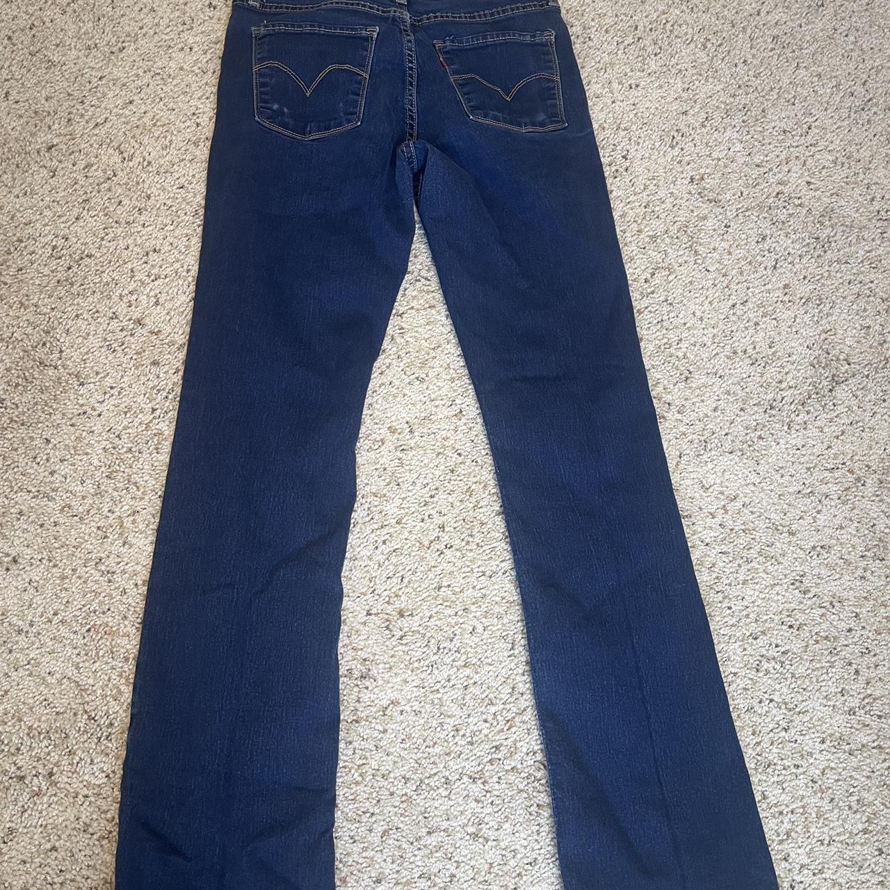 brand new levi jeans size 27 bootcut dark wash #levi... - Depop
