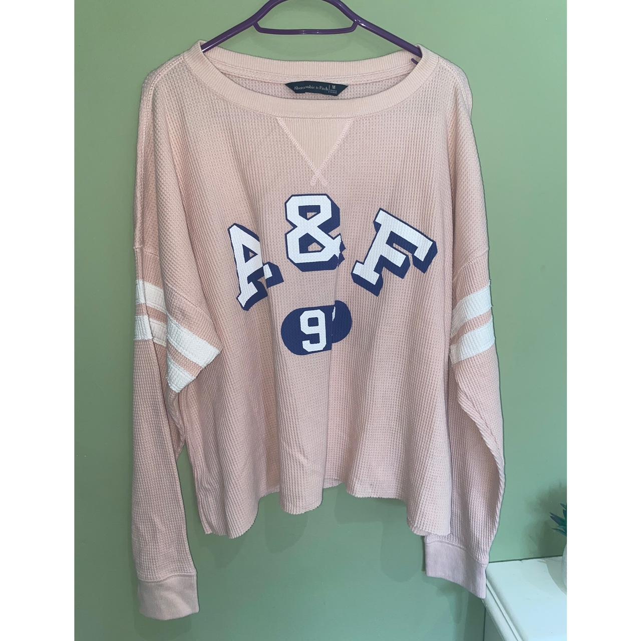 Abercrombie and fitch cropped style long sleeved... - Depop