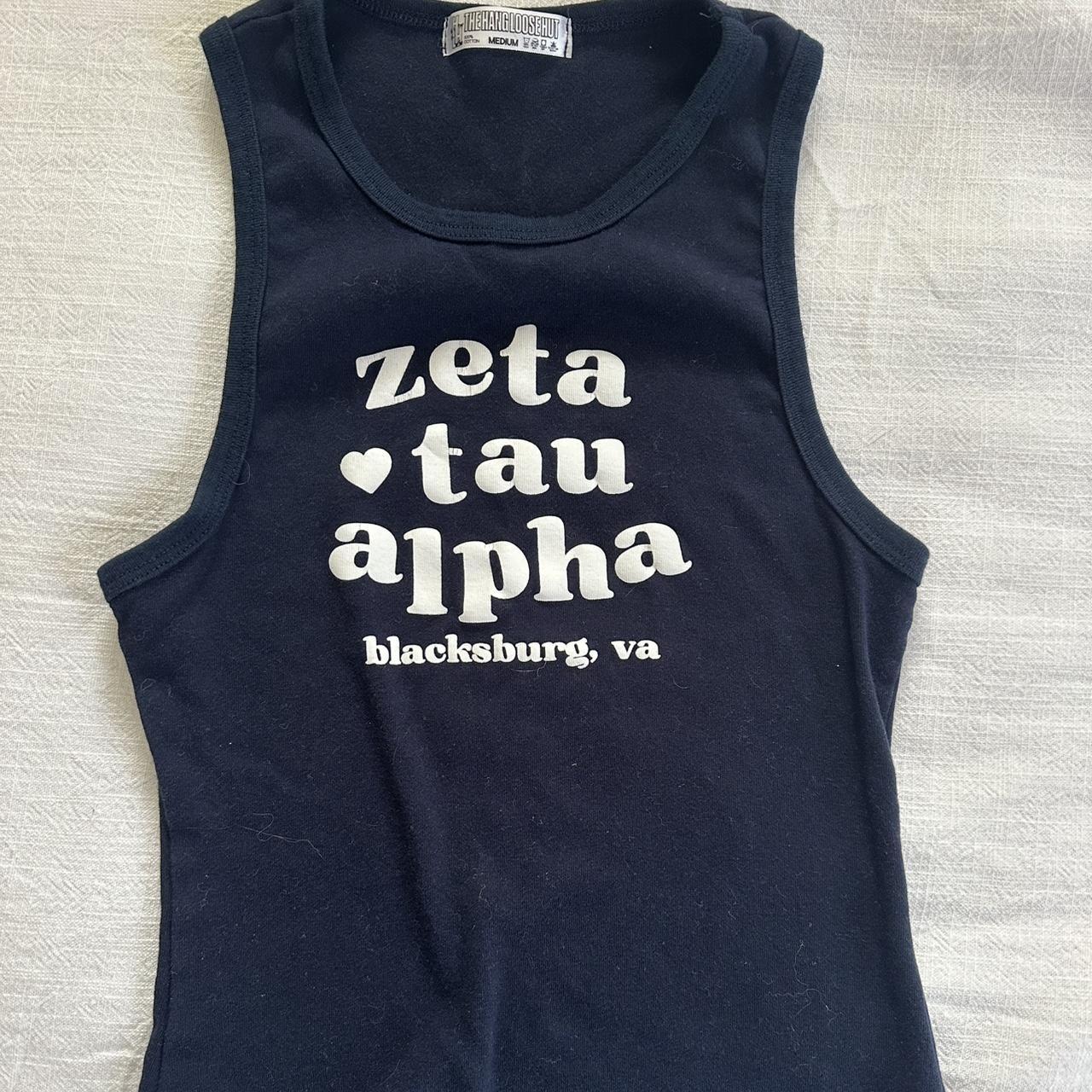 Zeta Tau Alpha Tank Top | Depop