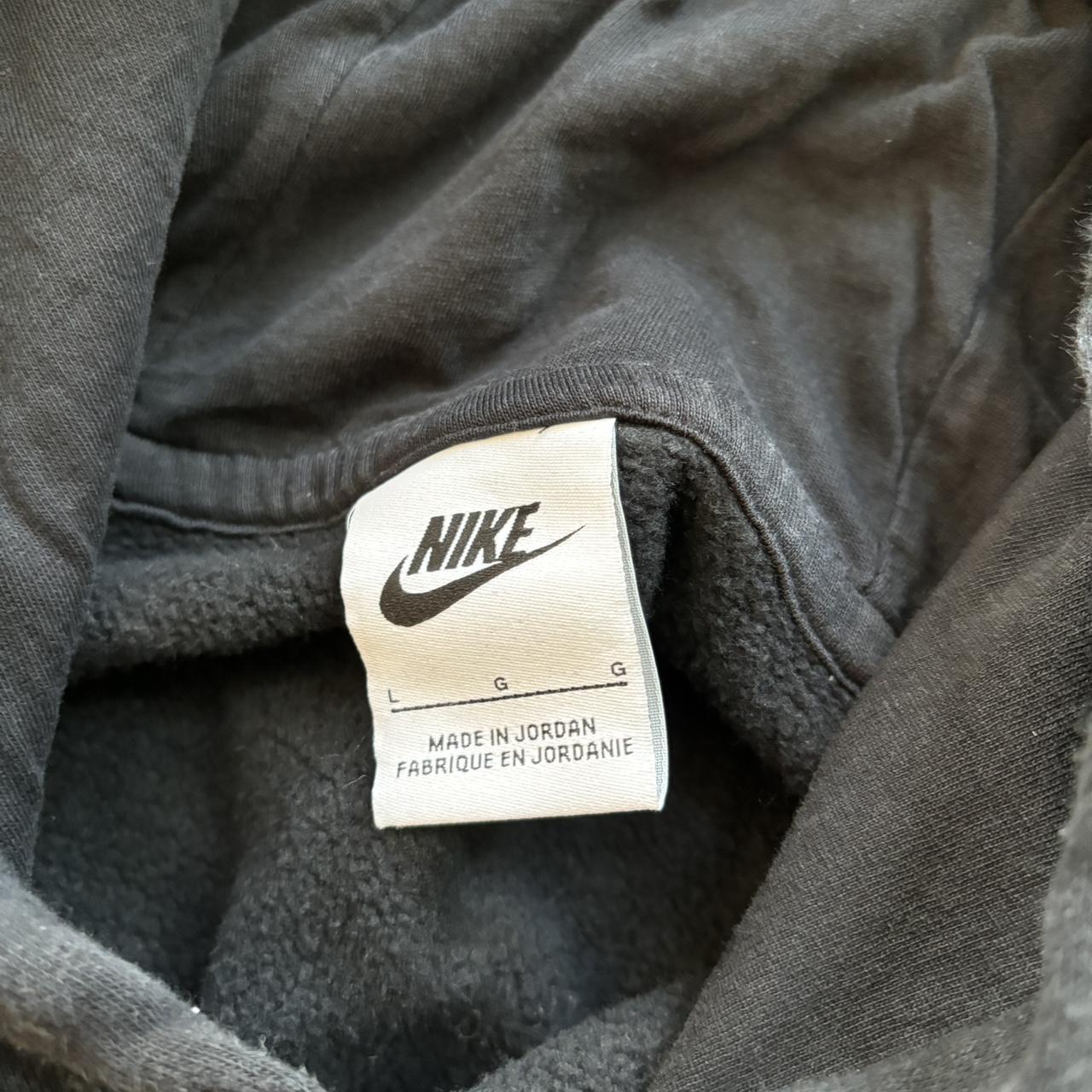 Plain black Nike hoodie barely worn size L #nike... - Depop