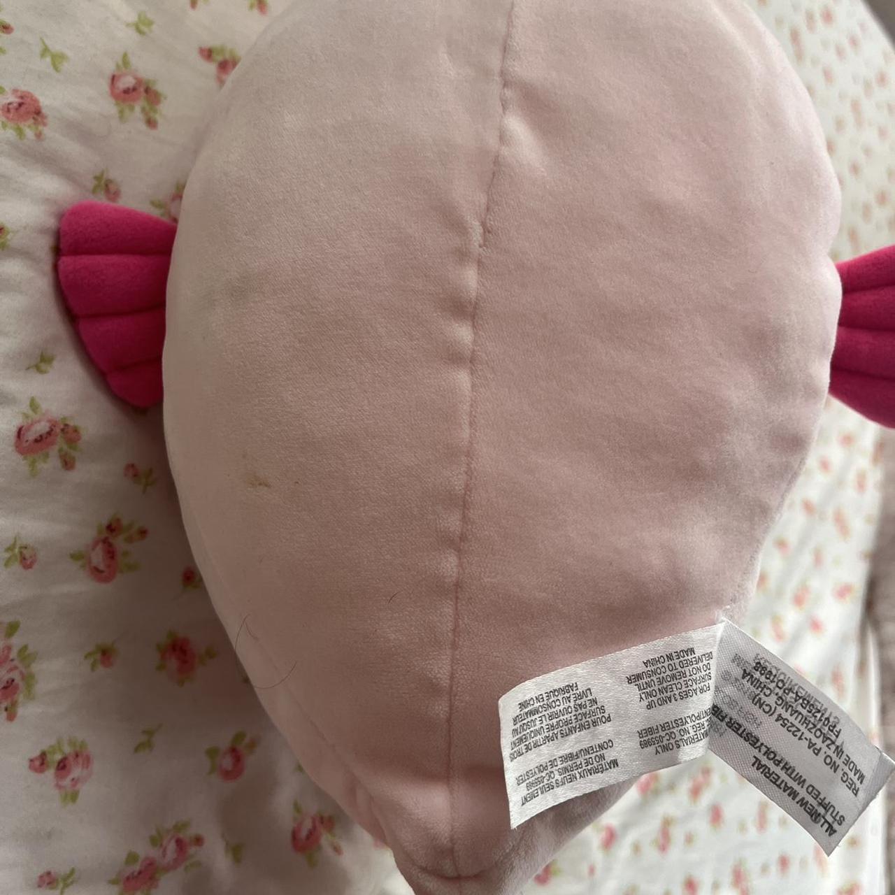 Pink Blob fish Plushie -cute fish #depop #cute... - Depop
