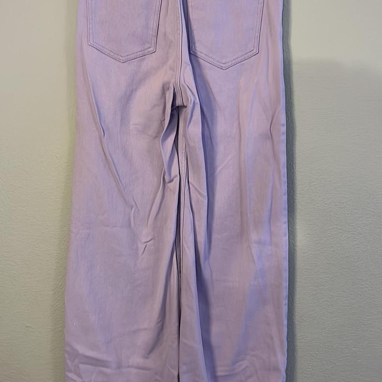 Purple H&M straight leg jeans. Worn maybe 3 times. - Depop