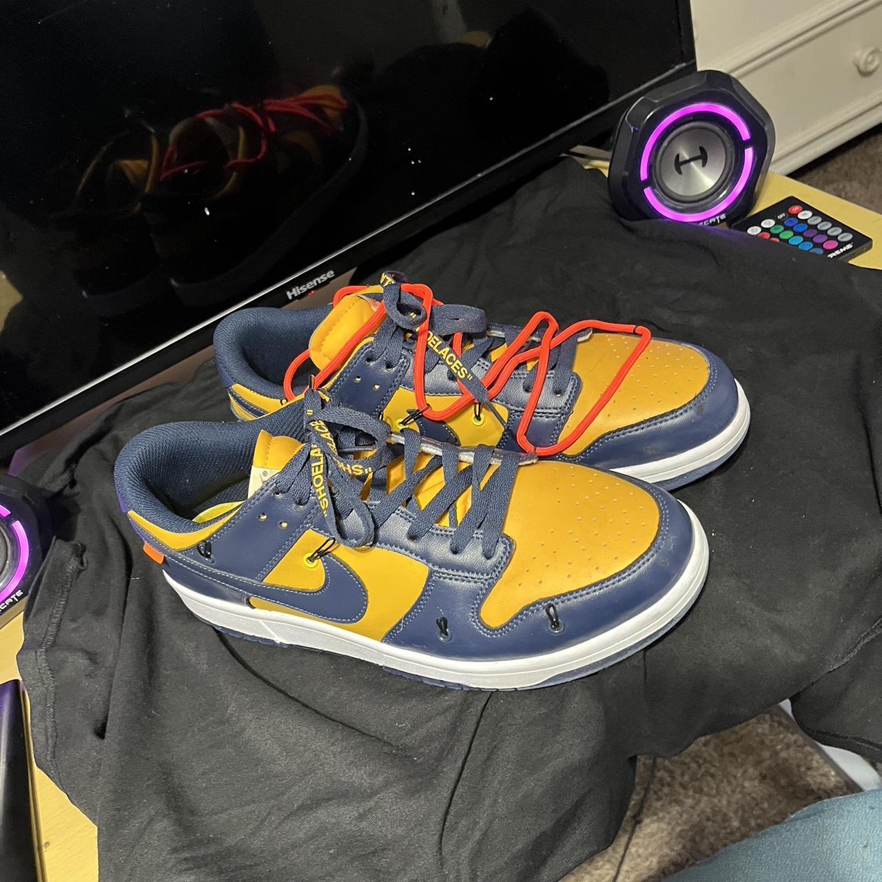 Nike dunks ‘Gold University’ #Nike #Dunks... - Depop