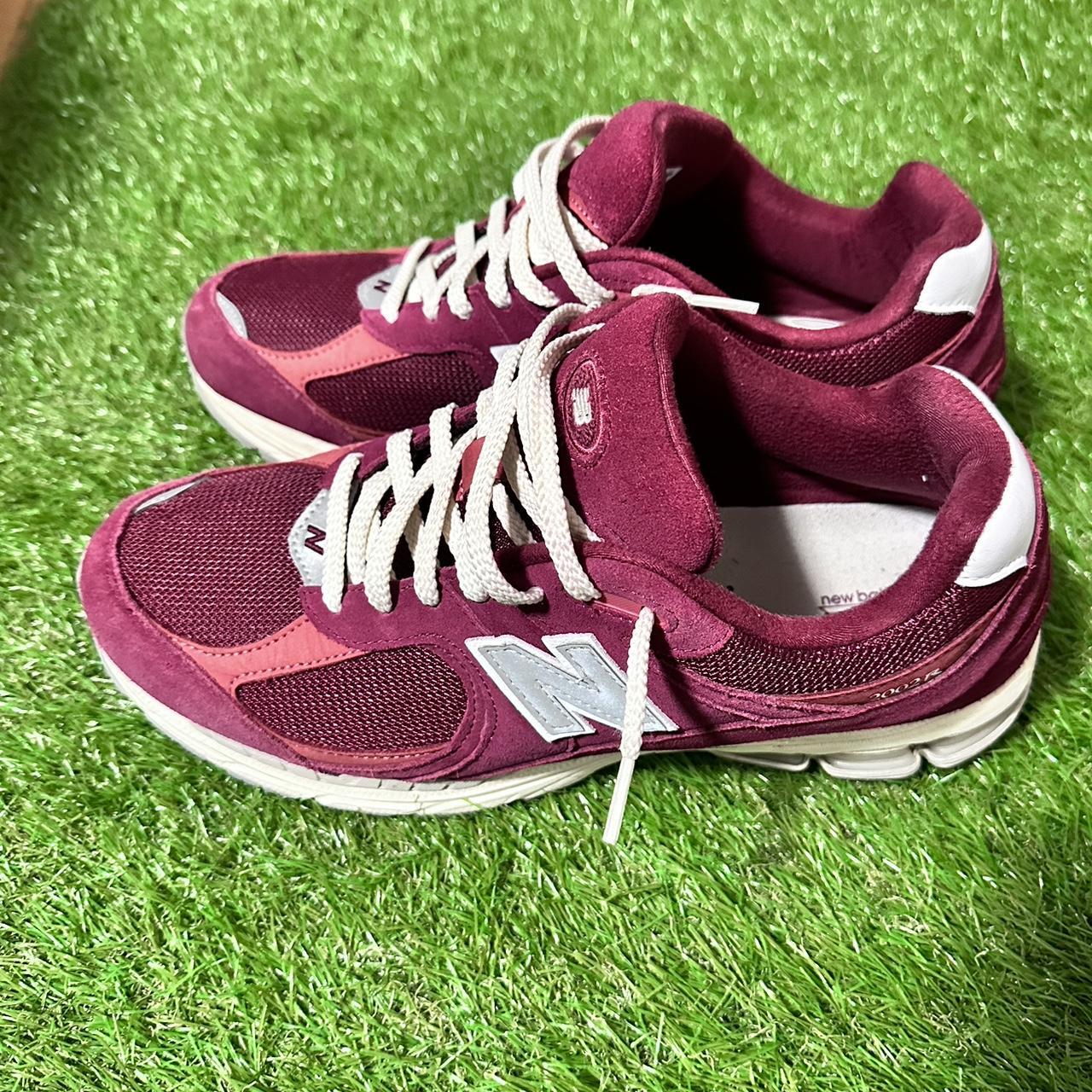 New balance 2002r Red/burgundy colorway used 3 times... - Depop