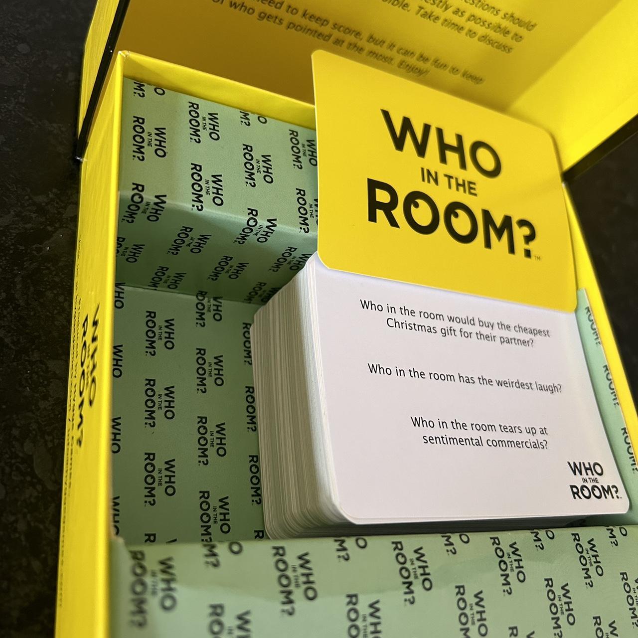 Who in the room? card game- NEW BRAND NEW- Never... - Depop