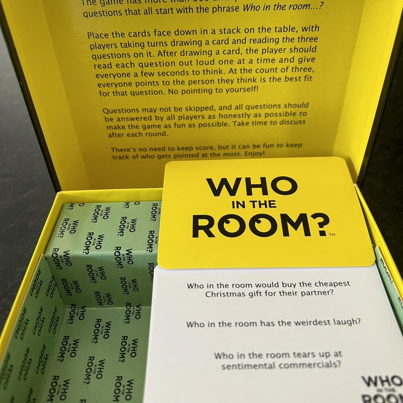 Who in the room? card game- NEW BRAND NEW- Never... - Depop
