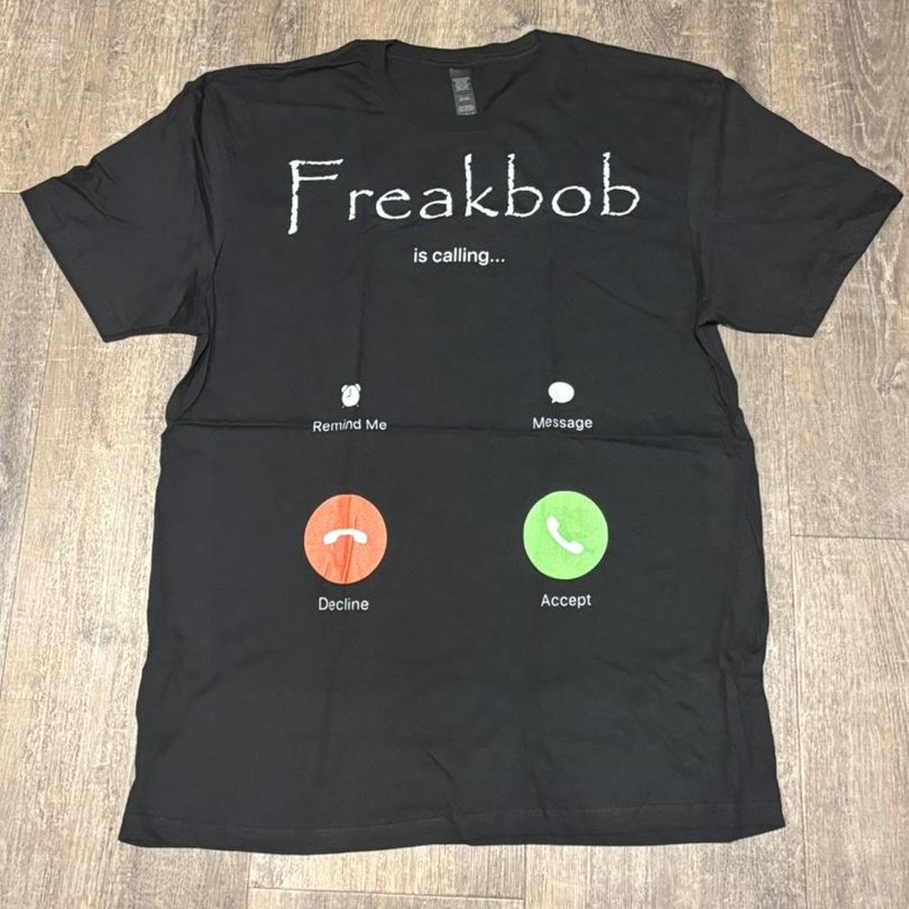 Freakbob tee🧽😼👅💦 large great condition fast... | Depop