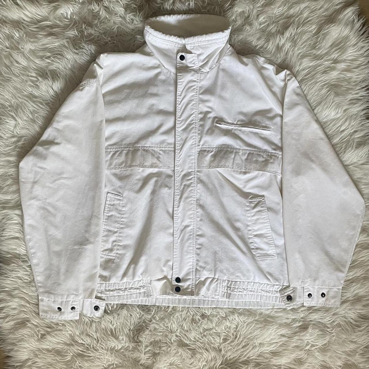 White jacket Next day shipping!!!! Text before... - Depop