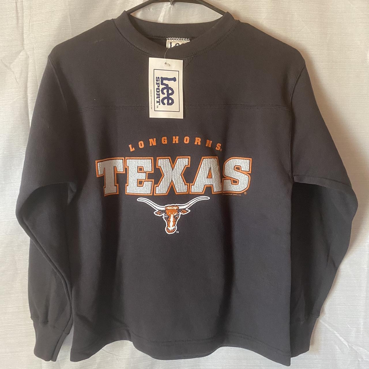 Vintage Lee Sport Texas Longhorns Black Sweatshirt ... - Depop