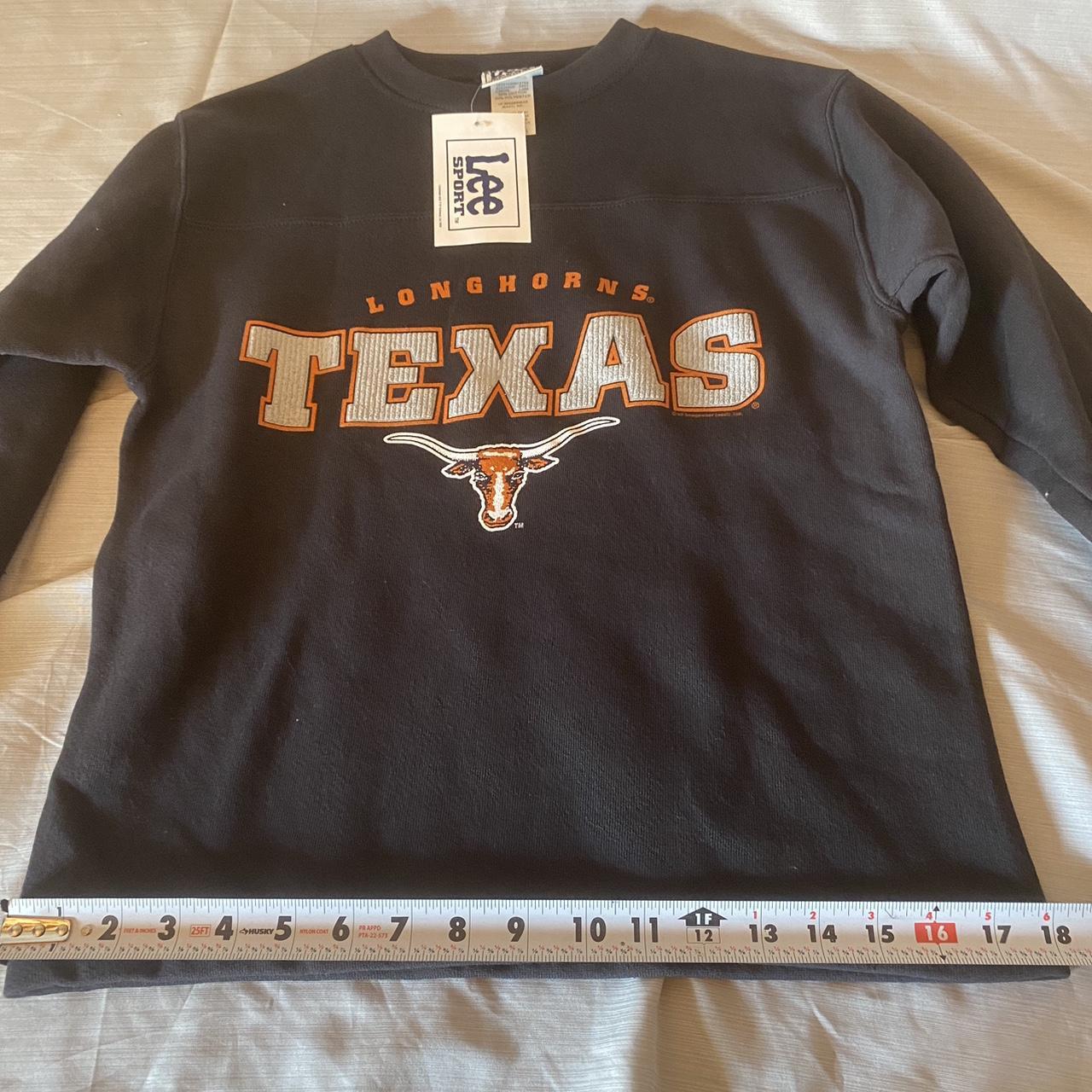 Vintage Lee Sport Texas Longhorns Black Sweatshirt ... - Depop