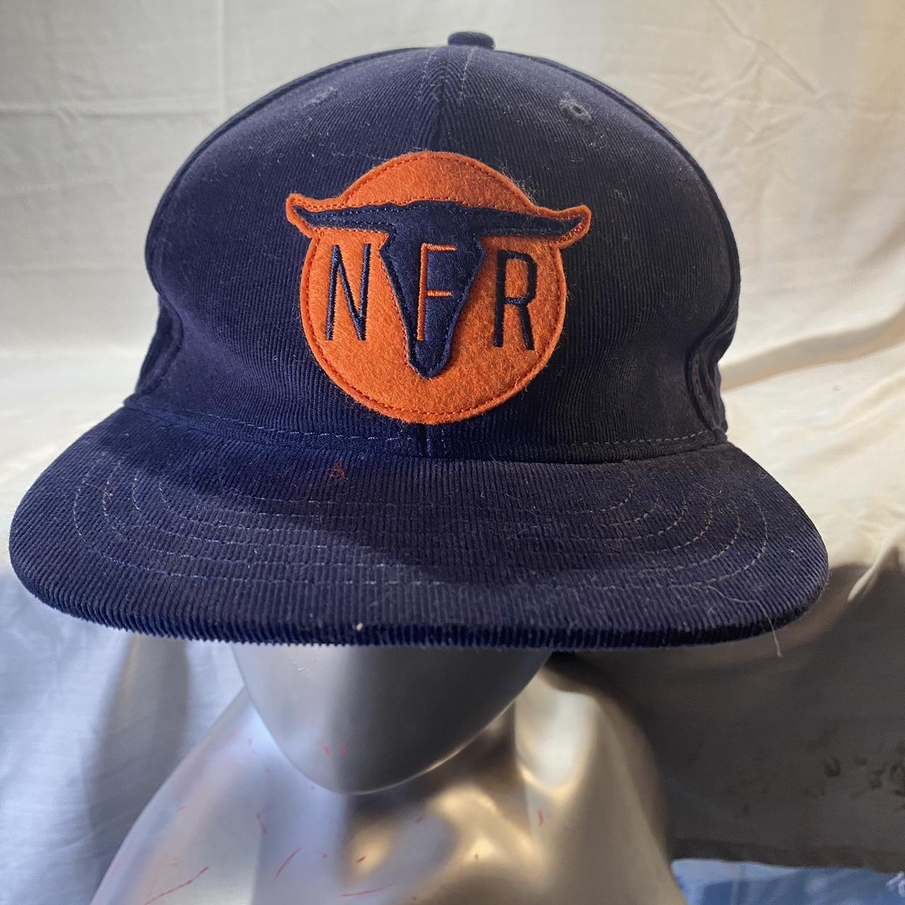 NFR (National Finals Rodeo) Blue Orange Nice Letters... - Depop