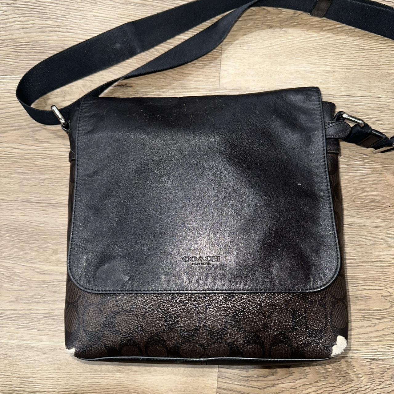 Coach messenger bag Men Damage shown Open to offers - Depop