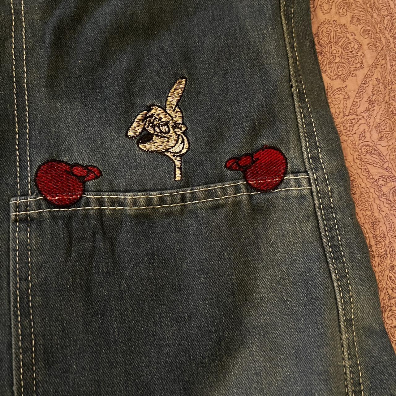 Jnco kangaroo reps Waist 32” Leg width 10” Leg... | Depop