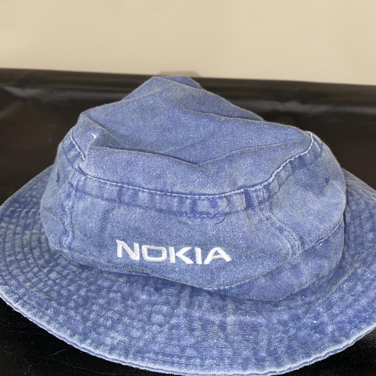 Nokia jean-like bucket hat - Depop