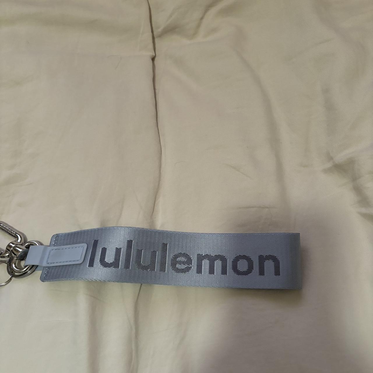 Lululemon keychain Light blue and silver Brand new... - Depop