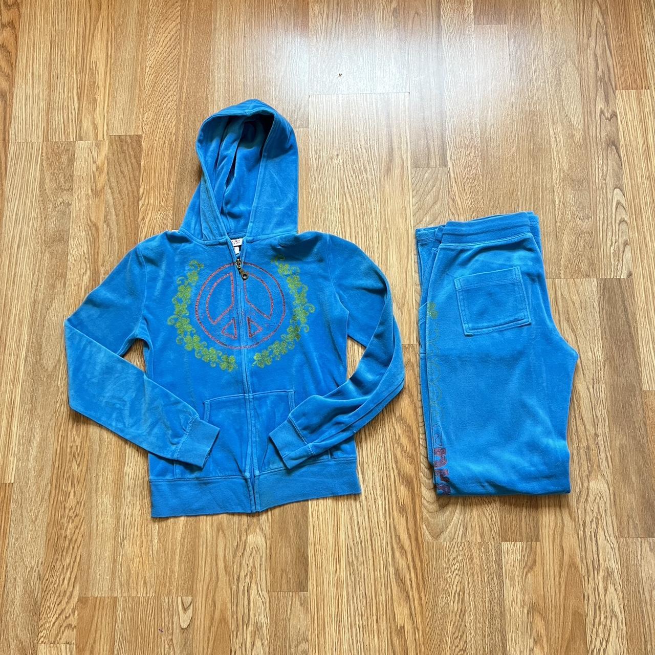 Blue Track Suit ☮️💙 Mossimo Supply Size: XS If you... - Depop