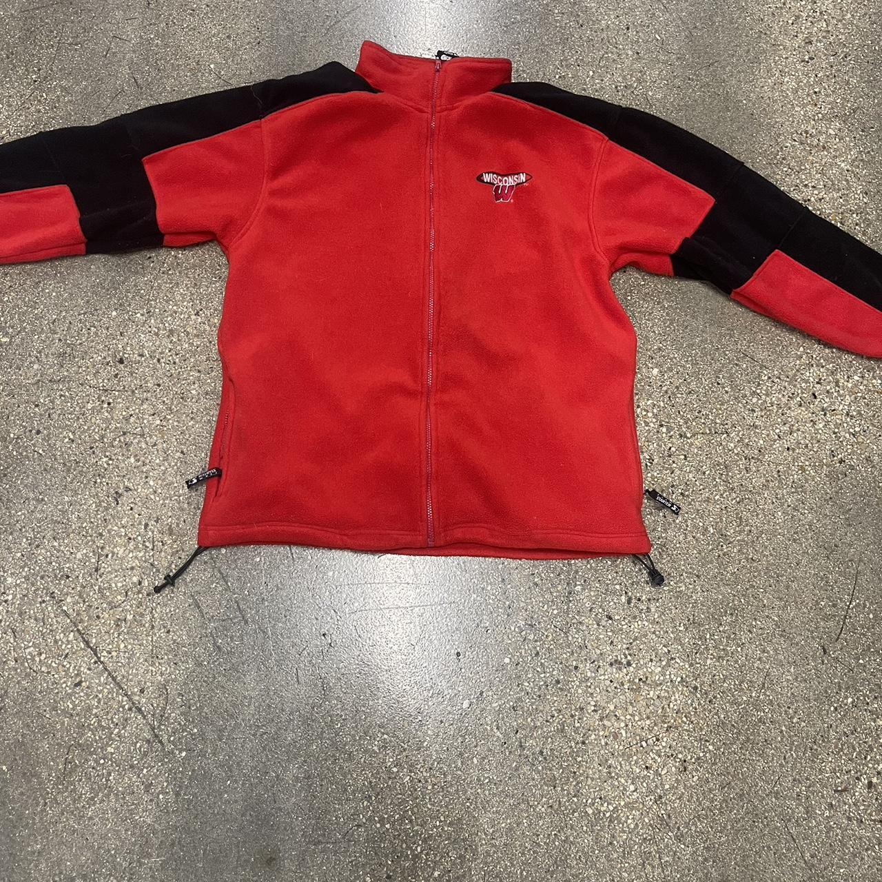 Vintage Large Wisconsin Starter Fleece #vintage... - Depop